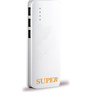 Buy Super P4 portable mobile charger 10000 mah power bank (white ...