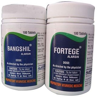 Buy Alarsin Bangshil Alarsin Fortege (100 + 100 Tablets) (Ayurvedic ...