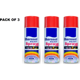 Buy Dent Spray paint Pack of 3 For Car, bike, bicycle, etc... Red Color ...