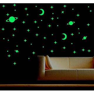 Buy OMRD Night Glowing Radium Magic star Moon Stars for Kidsroom Online ...