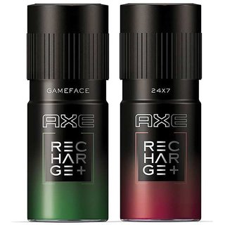 Buy Axe new variant Recharge Game Face And 24 X 7 Pack Of 2 Deodorants ...