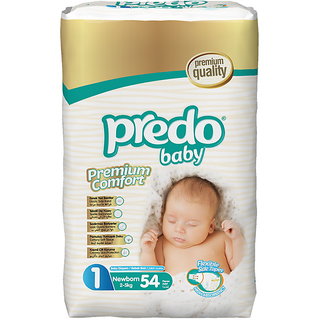 Buy Predo Baby NEWBORN Advantage Pack - 2-5 Kg, 54 Pcs Online @ ₹648 ...