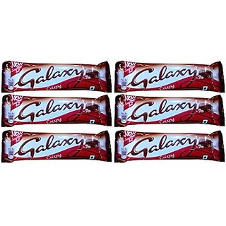 Buy Galaxy Chocolate - Smooth Crispy 36gm (Pack of 6) Online @ ₹204 ...