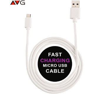 Buy AVG CA107 Micro Qualcomm 3.0 Quick Charger USB Cable/Data Cable ...