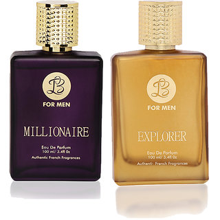 Buy LB MILLIONAIRE AND LB EXPLORER PERFUME FOR MEN 100 ML (COMBO OF 2 ...