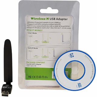 Buy ZEVORA PIXLINK LV-UW10S Wireless WiFi Dongle 150Mbps USB Adapter MT7601 Boost Signal ...