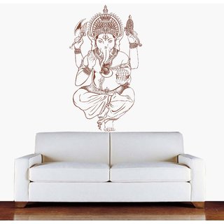 Buy wall dreams Lord Vinayaka Religious Inspirational Sticker ( 50 x 70 ...
