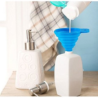Buy EREIN Collapsible Silicone Funnel Helpful In Pouring Liquid with Precision (Multicolor ...