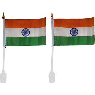 Buy The Indian National Flag for Bike Scooty and Bullet for Republic ...