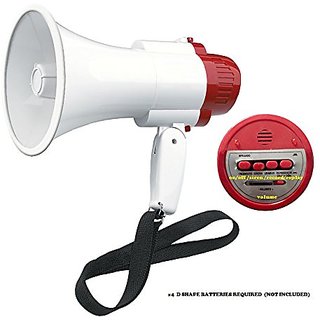 Buy Tech Gear 10w Portable Mic Megaphone Loud Speaker and Siren Record ...