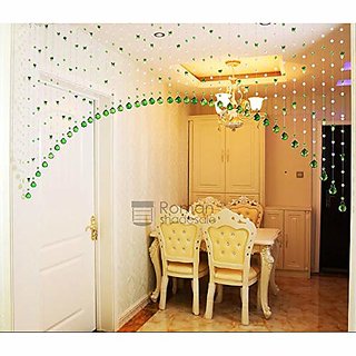 Buy D4P Acrylic Crystal Plastic Strings Bead Hanging Curtain (Set of 10 ...