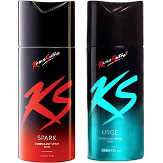 Buy KS Kamasutra Deo Deodorants Body Spray For Men - combo of 2 Online ...