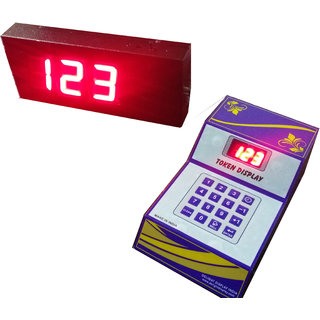 Buy DDI 3 Token Display System With Voice For Hotel, Bank, Restaurant ...