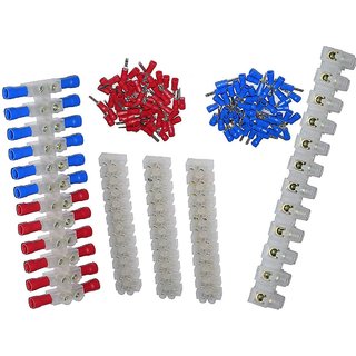 Buy DIY Crafts 2 Rows 12P Wire Connector Screw Terminal Barrier Block ...