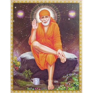 Buy 5 ACE SHRI SAI NATH WALL POSTER OF 300 GSM (12x18 )inch WITHOUT ...