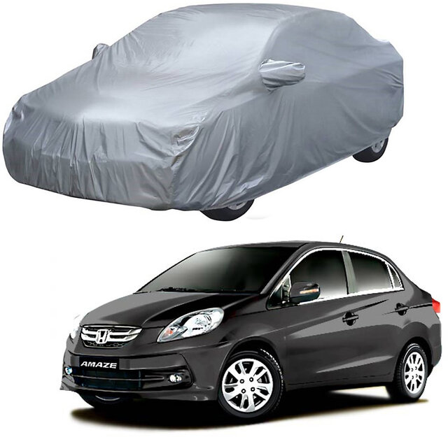 Buy AutoRetail Honda Amaze Silver Matty Car Body Cover for 2019 Model Mirror Pocket Triple Stiched Online Get 56 Off