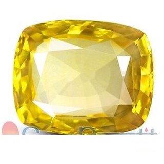 Buy 1to3ct Yellow Sapphire (Pukhraj) Natural Original Top Quality Lab ...