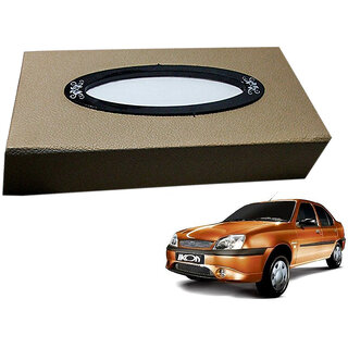 Buy Auto Addict Car Tissue Beige Leatherite Box with 200 Sheets(100 ...