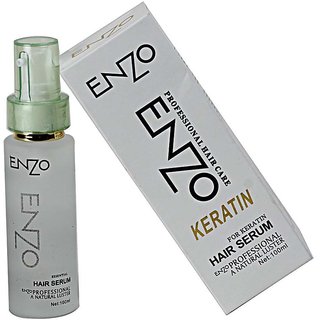 Buy ENZO Keratin Hair Serum A Complete Treatment of Damage Hair 100Ml Online @ ₹405 from ShopClues