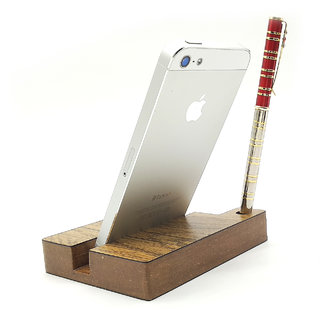 Buy Squar design Wooden Mobile Phone and pen Stand / Holder For ...